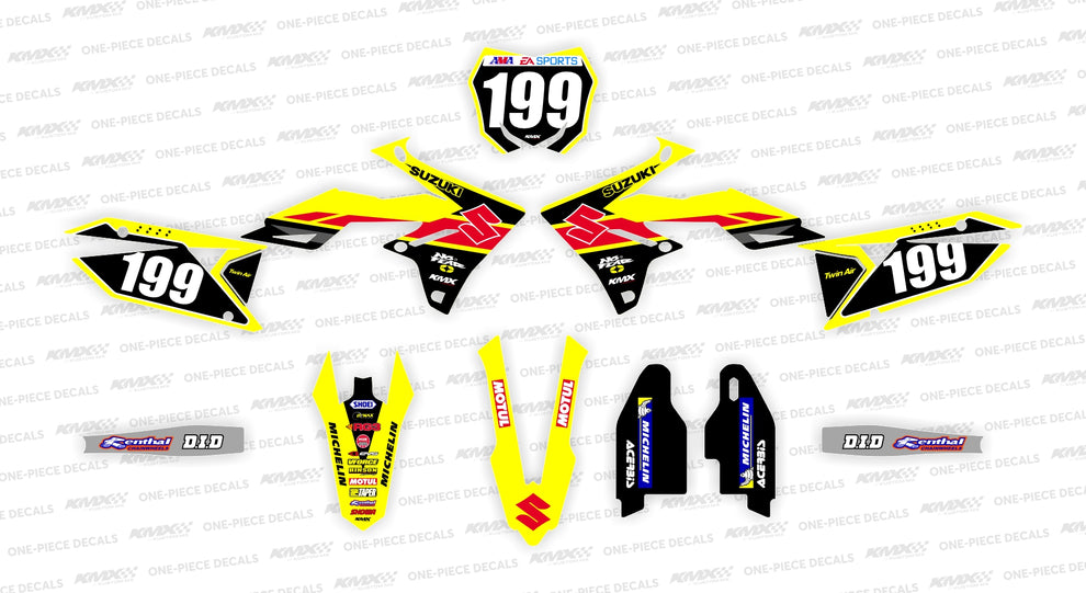 01 Factory Suzuki Graphics Kit – KustomMX