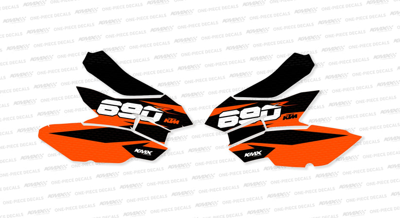 Safari 14L KTM 690 Tank Decals - Style 2 – KustomMX