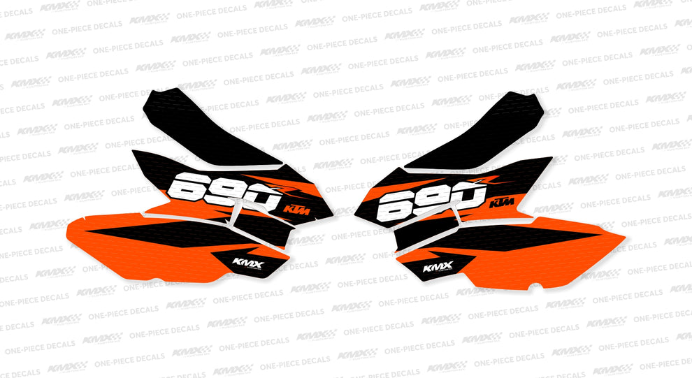 Safari 14L KTM 690 Tank Decals - Style 2 – KustomMX