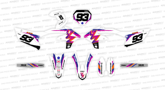 93' RETRO Yamaha Graphics Kit – KustomMX