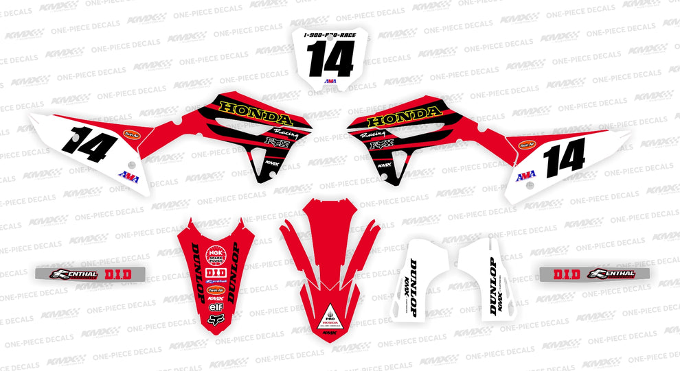 99 Retro Honda Graphics Kit – KustomMX