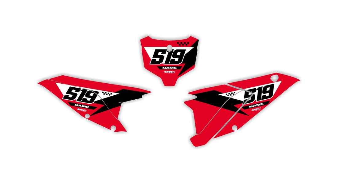 LINED SERIES Beta Number Plates – KustomMX
