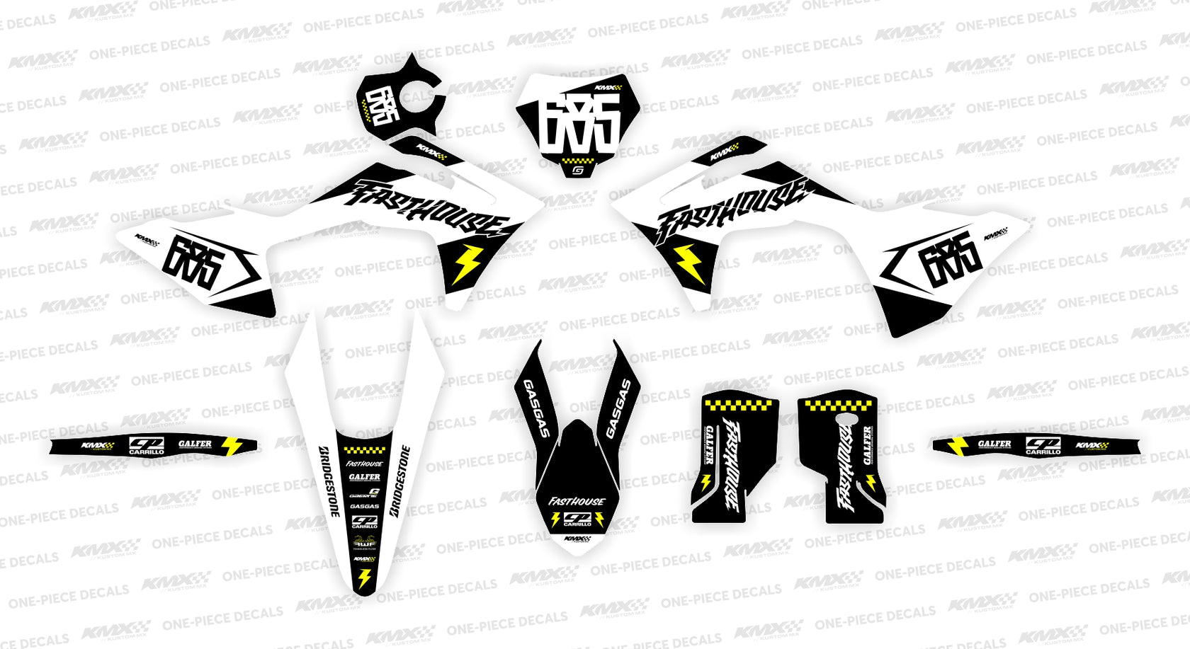 BOLT Gas Gas Graphics Kit – KustomMX