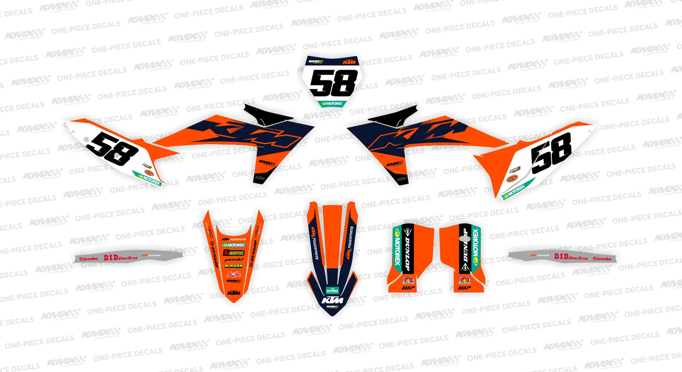 Brigade KTM Graphics Kit – KustomMX