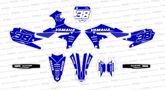 ICON BLUE Yamaha Graphics Kit – KustomMX