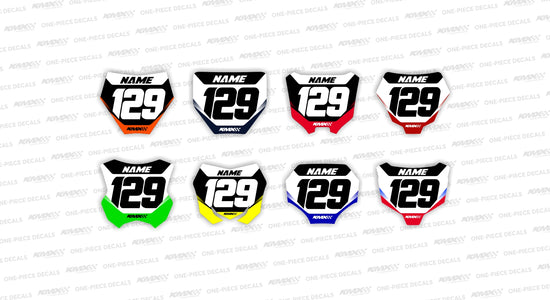 Mini Plate Decals - Style 1 – KustomMX