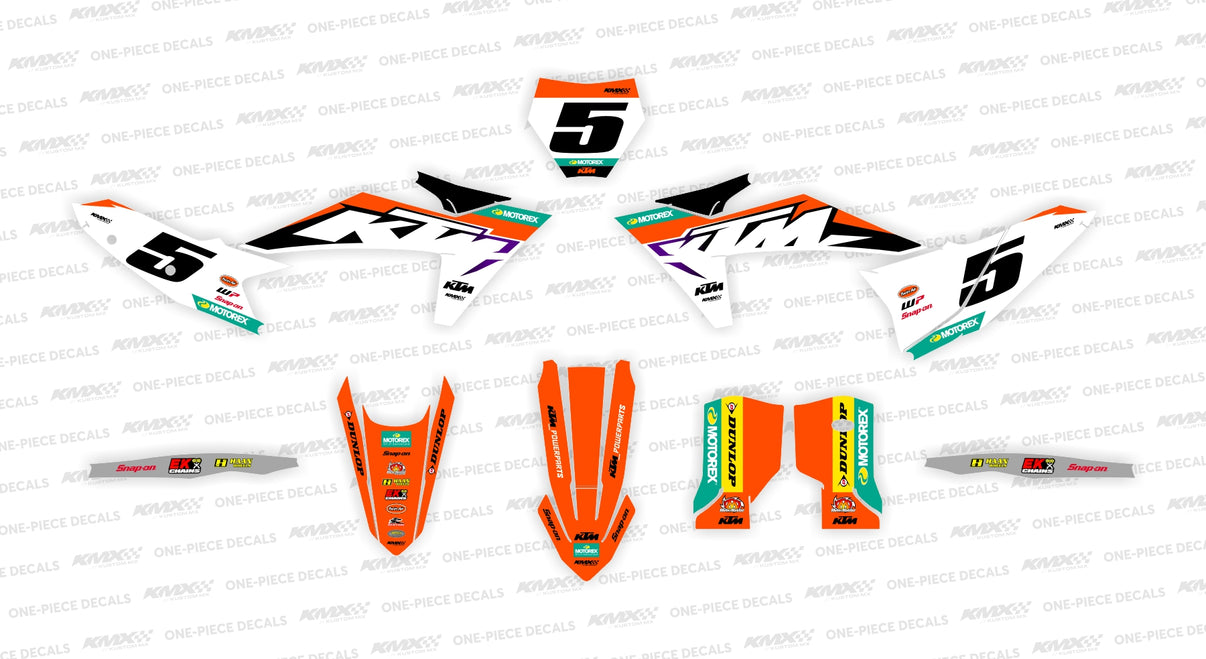 KTM AUS 23' KTM Graphics Kit – KustomMX