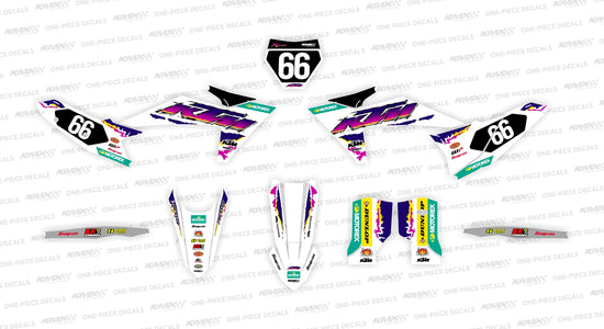 KTM AUS 94' RETRO KTM Graphics Kit – KustomMX