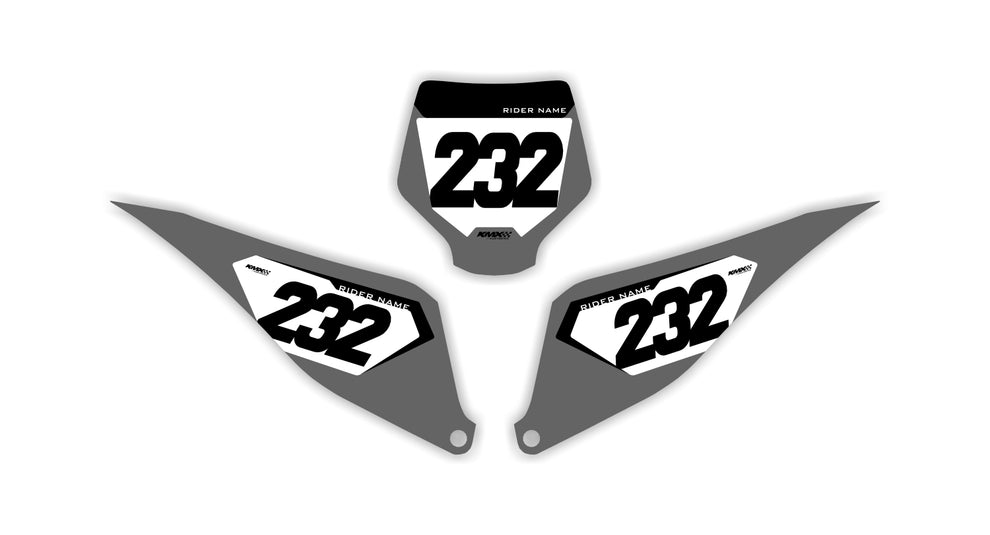 BASE SERIES Stark Number Plates – KustomMX