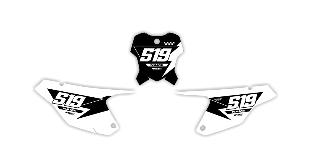 LINED SERIES Triumph Number Plates – KustomMX