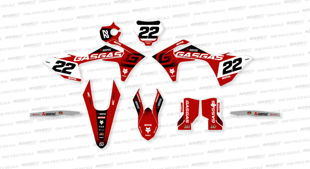 True Gas Gas Graphics Kit – KustomMX