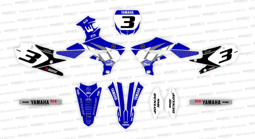 YAMAHA AUS 05' Retro Yamaha Graphics Kit – KustomMX