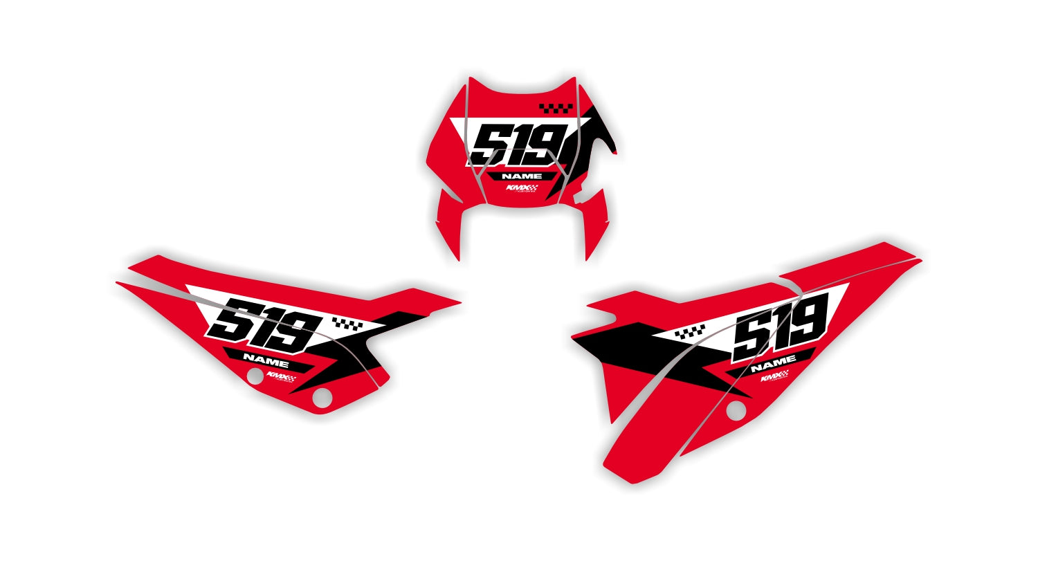 LINED SERIES Beta Number Plates – KustomMX