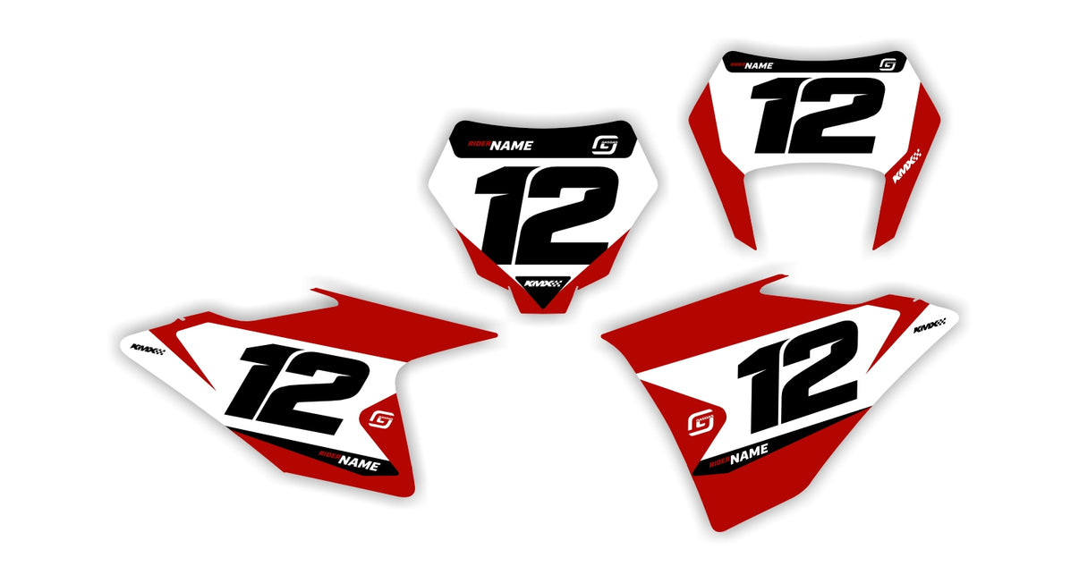 FAST SERIES Gas Gas Number Plates – KustomMX