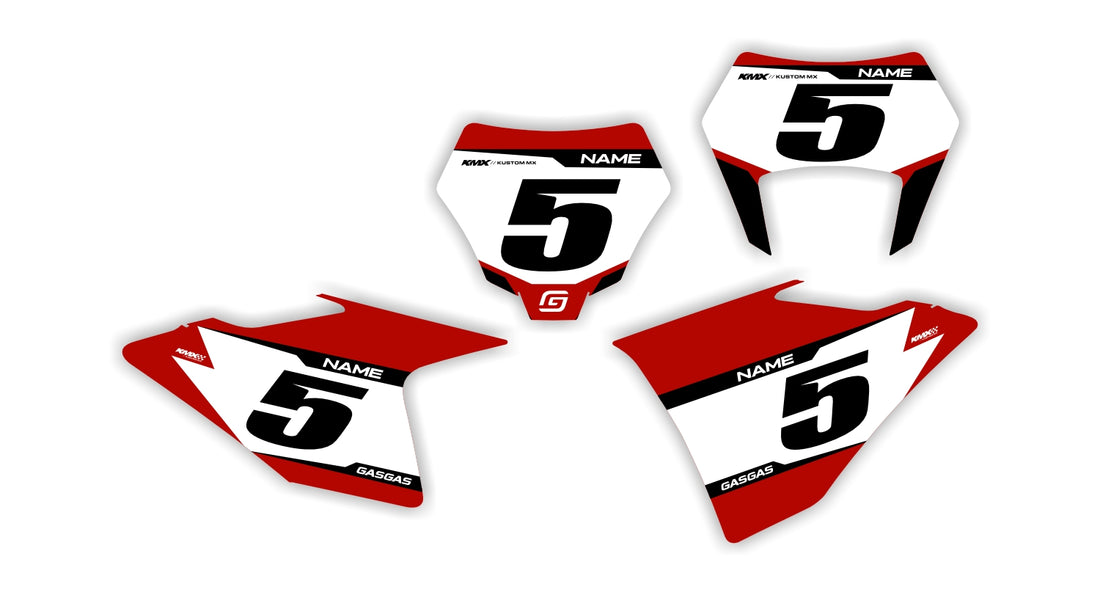 PRO SERIES Gas Gas Number Plates – KustomMX