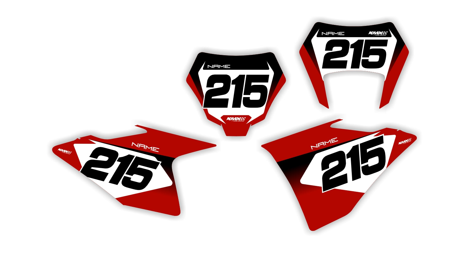 STRIKE SERIES Gas Gas Number Plates – KustomMX