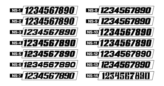 Mini Plate Decals – KustomMX