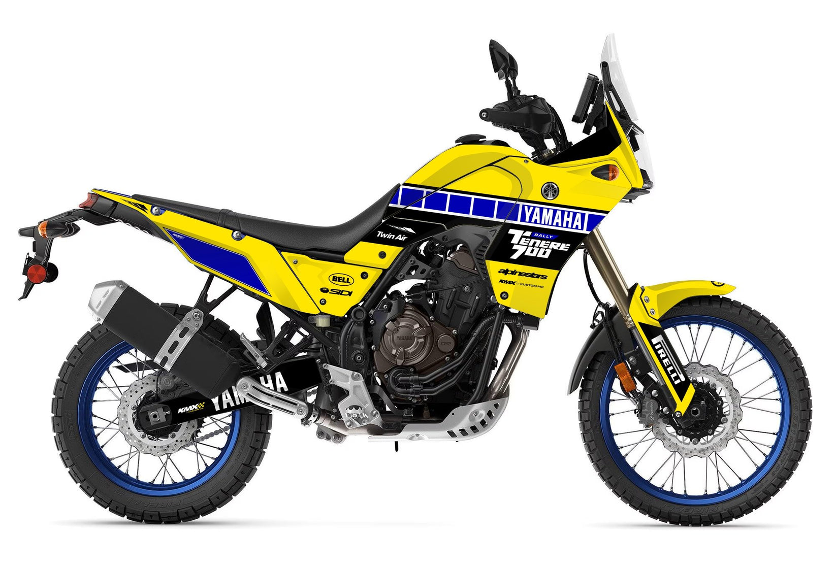 Flashback Yamaha Tenere 700 Graphics Kit – KustomMX