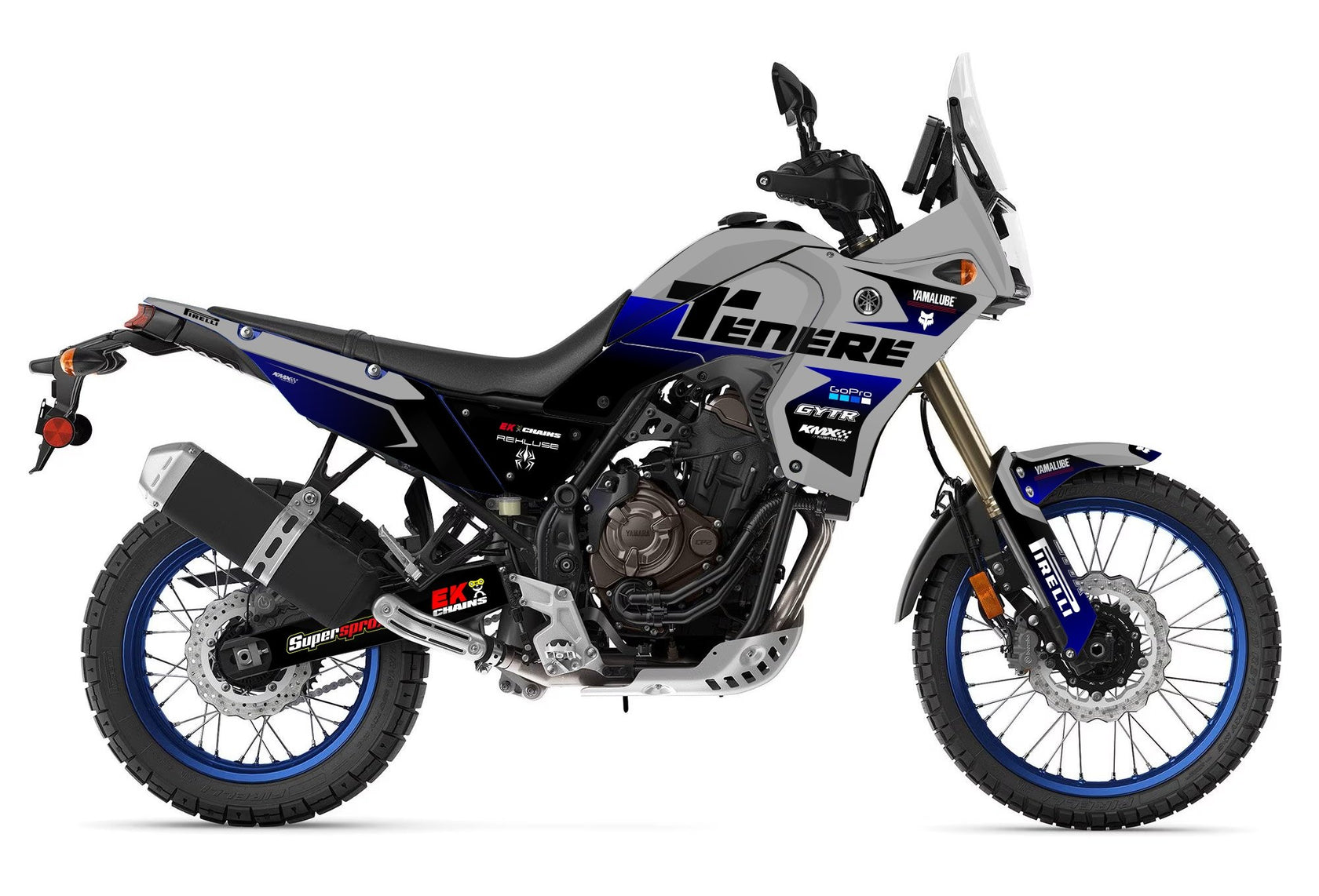 Mile Yamaha Tenere 700 Graphics Kit – KustomMX