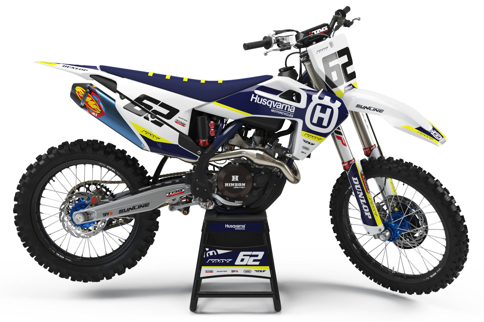 VELOCITY Husqvarna Graphics Kit – KustomMX