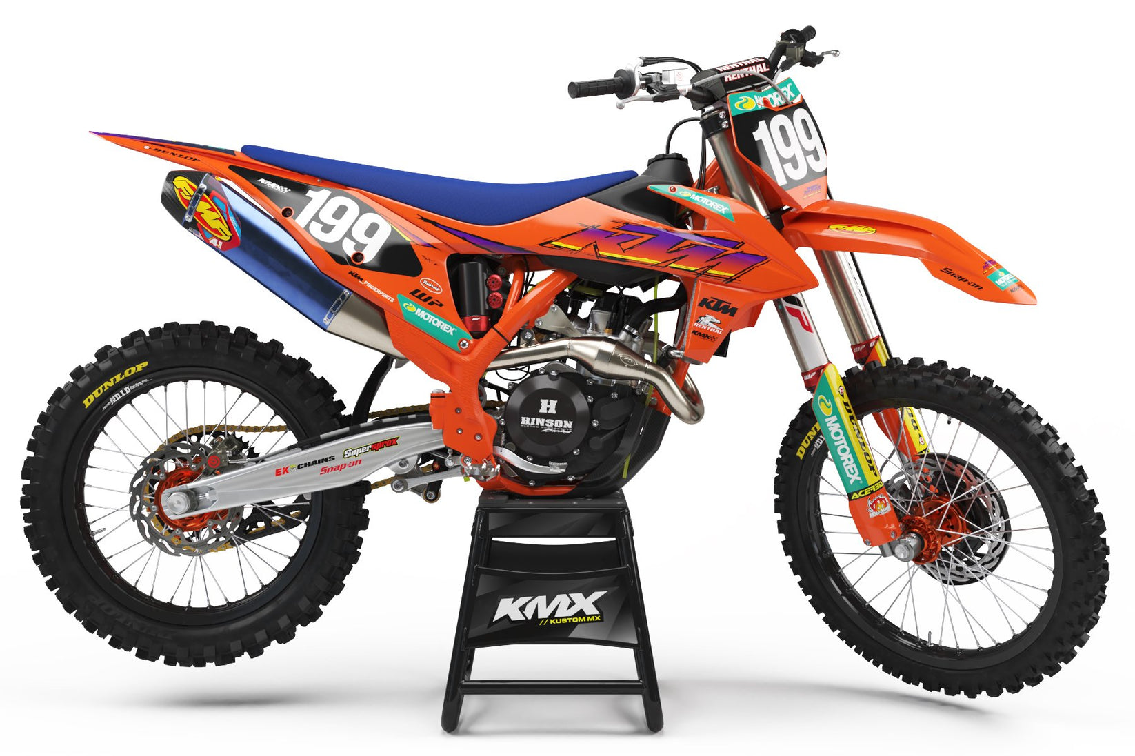 KTM AUS 96' RETRO KTM Graphics Kit – KustomMX