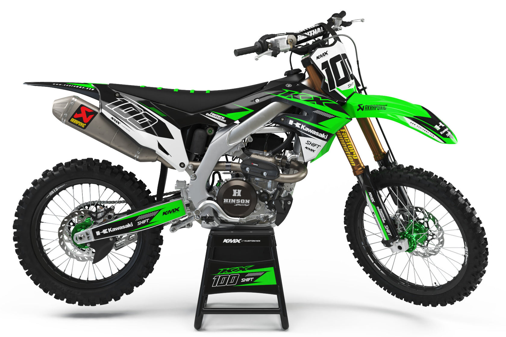 TORQUE Kawasaki Graphics Kit – KustomMX