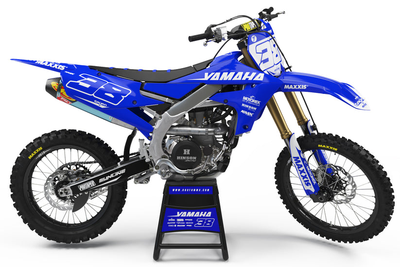 ICON BLUE Yamaha Graphics Kit – KustomMX